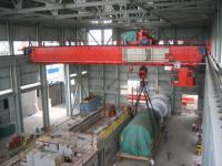 China Electric Trolley Double Girder Overhead Crane 10ton With Remote Control for sale