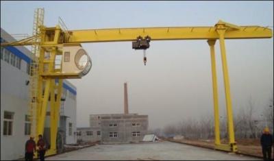 China 15 Ton Single Girder Gantry Crane With VFD Control For Precise Positioning for sale