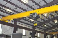 China Indoor European Single Beam Overhead Bridge Crane Remote Control 10 Ton for sale