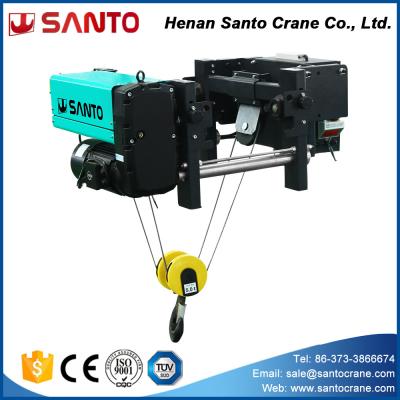 China Low Headroom European Type Wire Rope Hoist Crane 15 Ton for sale