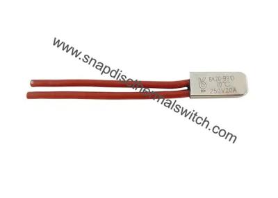 China BK20 150c degree 20a current heat overload dual protection thermal protector temperature switch for sale