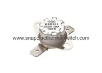 China Waterproof Thermal Switch KSD301 Temperature Control Switch Fixing Ring for Soymilk Maker for sale