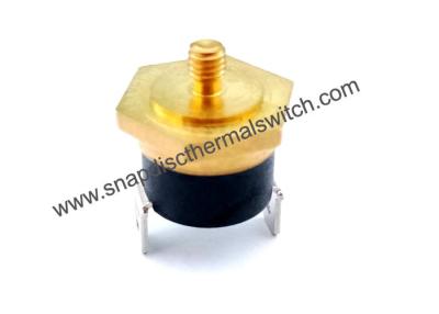 China Water Tank Use Snap Disc Thermal Switch With M4*6 Hexagonal Copper Head for sale