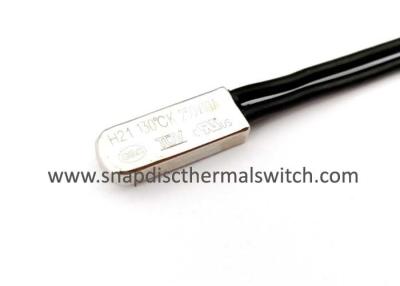 China 250V 10A 130 Deg C Motor Coils Thermostat Cut Off Switch With Long Life for sale