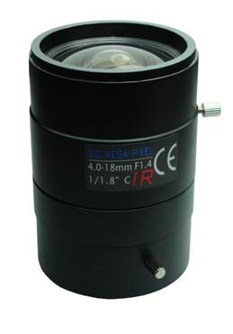 China 4-18mm megapixel lens, 3.0 mega lens, manual iris for sale