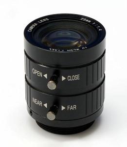 China 10MP 25mm HD Industrial Camera Fixed Manual IRIS Focus Zoom Lens C Mount CCTV Lens for CCTV Camera or Industrial Cam for sale
