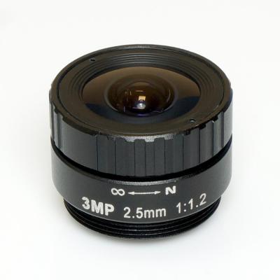 China HD 3MP 2.5mm CCTV lens CS IR metal for HD Security Cameras,1/2.5