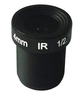 China 3.0MP 4mm 106.6 Degree CCTV Lens, M12 F2.6 1/2.7