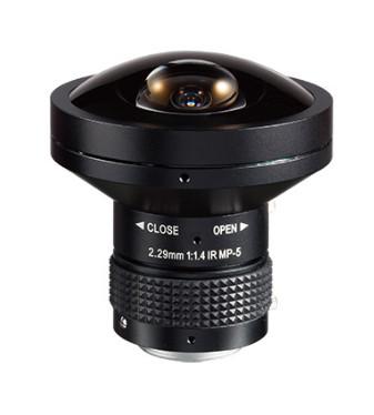 China Panoramic Lens Ultra HD 20MP HD MegaPixels Fisheye Lens 1/1.8
