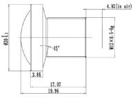 China 2.0MP 96.7° 0.3m Conference Code Read AI 4K Lens For Wide Angle Imaging Systems for sale