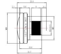 China 185 Degree Panoramic Surveillance Lens With IR Correction For Wide Angle Security Monitoring for sale