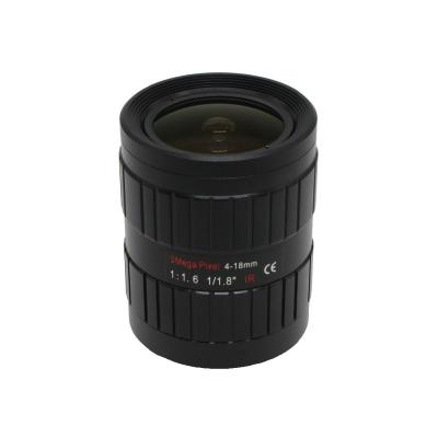 China 3.0 Megapixel Manual Iris Lens 4-18mm, 1/1.8