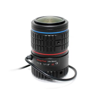 China 8Megapixel Varifocal CS Mount 4K Lens 1/1.8 inch 3.8-16mm DC IRIS For SONY IMX185/226/178 Face Recognition Box Camera/4K for sale