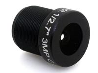 China Wide Angle Infrared Surveillance Lens 107° 86° 64° 0.3m MOD for Security Camera Systems for sale