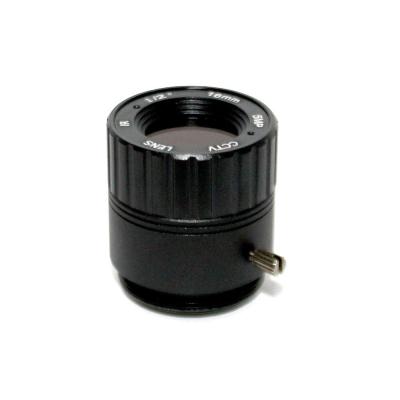 China Iris Fixed IR CCTV Lens 16mm F1.4 Image Format 1/2