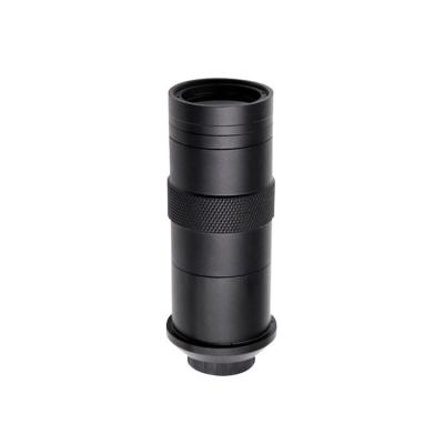 China 100X Zoom C/CS Mount Machine Vision Lens Glass Magnification Eyepiece For VGA HDMI USB CCD CMOS Video Microscope Camera for sale