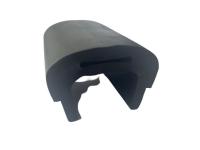 China Cutting Service Black D Type Rubber Marine Boat Fender Dock Bumper for Ship for sale