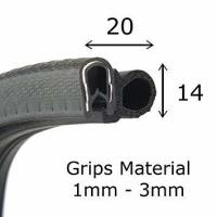 China Custom Shape EPDM Black Car Door Sealing Rubber Strip for Automotive Window Sealing System for sale