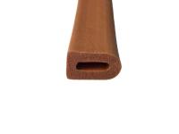 China Custom Size Silicone Foam Strip Extruded Round/square Flat Silicone Sponge Foam Rubber Seal Strip for sale