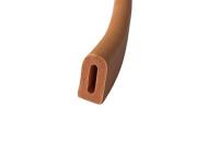China Custom Size Silicone Foam Strip Extruded Round/square Flat Silicone Sponge Foam Rubber Seal Strip for sale