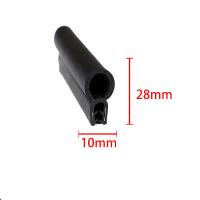 China EPDM Black Door and Window Extrusion Rubber Protective Seal Strip for Car/Automobile for sale