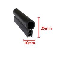 China EPDM Black Door and Window Extrusion Rubber Protective Seal Strip for Car/Automobile for sale