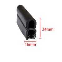 China EPDM Black Door and Window Extrusion Rubber Protective Seal Strip for Car/Automobile for sale