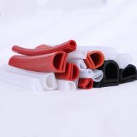 China Custom Color and E/P Shape Heat Resistant Silicone Oven Door Rubber Seal Strip for sale