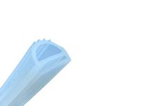 China Custom Color and E/P Shape Heat Resistant Silicone Oven Door Rubber Seal Strip for sale