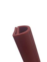 China Custom Color and E/P Shape Heat Resistant Silicone Oven Door Rubber Seal Strip for sale