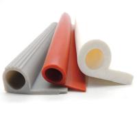 China Temperature Resistant U P T O Shape Silicone Sealing Strips for Oven -40 to 250 Degree for sale