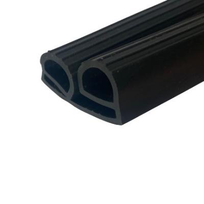 China Yellow High Temperature Flexible Silicone Rubber Seal Strip for E / B Type Oven Door for sale