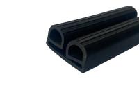China Yellow High Temperature Flexible Silicone Rubber Seal Strip for E / B Type Oven Door for sale