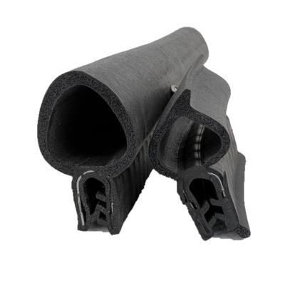 China Custom EDPM Extrusion Profiles Automotive Rubber Door Trim Seals for Air Stopping for sale