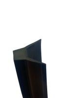 China Transparent Hardness 65±5 PVC Waterproof Shower Door Bottom Rubber Sealing Strip for sale