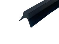 China Transparent Hardness 65±5 PVC Waterproof Shower Door Bottom Rubber Sealing Strip for sale