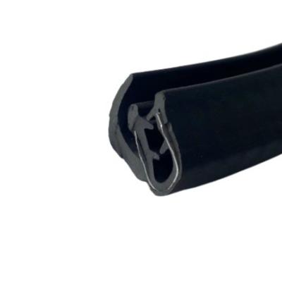 China EPDM Black Rubber Extrusion Protective Seal Strip for Car/Automobile Doors and Windows for sale
