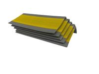 China Stair Nosing Edge Trim Protect Stair Surface with Colored PVC Rubber ISO9001 2015 for sale
