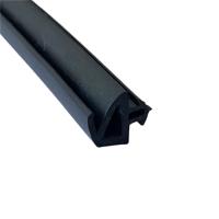 China Extrusion or Molded EPDM Rubber Draught Seal Weather Strip for Window and Shower Door for sale