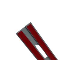 China Customer's Drawings PVC Windproof Rubber Seal Strip for Bedroom Door Soundproofing for sale