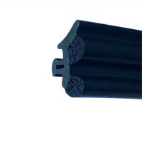 China 65±5 Hardness NR Doors And Windows Sealing Rubber Strip For Elastic Design And Warmth for sale