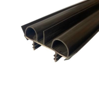 China Cutting Service Modern Design TPE PVC Co Extrusion Door Bottom Sweeping Door Sealing for sale
