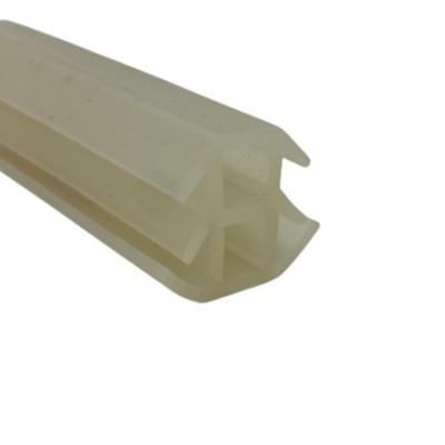 China Silicone EPDM PVC Custom T-shape Extrusion Rubber Sealing Strip for Solar Panel Seal for sale