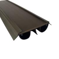 China U-shaped Vinyl Door Bottom Sealing Strip for Noise Reduction and Smoke Prevention for sale