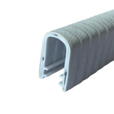 China Customizable U-shaped Door Protection PVC Rubber Sealing Strip with Water Resistance for sale