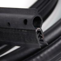 China Black Silicone Rubber Strips With Top Bulb Application 6*8mm Moulding for sale