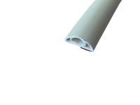 China Protection Cable PVC Flexible Indoor Electrical Wire Protector Floor Cord Cover Cable Duct for sale