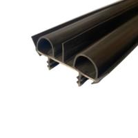 China Vinyl Door Bottom Under Door Seal for Soundproofing Brown Processing Service Moulding for sale