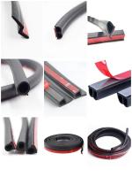 China Trunks Must-Have Closed Cell Sponge D Profile Soundproof Car Door Seal with Adhesive Tape for sale