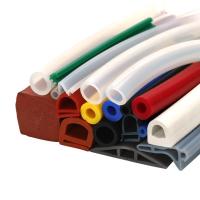 China Customized Extruded Square Silicone EPDM Rubber Foam Sponge Door Gasket Sealing Strip for sale